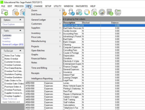 Understanding the Menu Structure in Sage Pastel Partner - Talent Stream